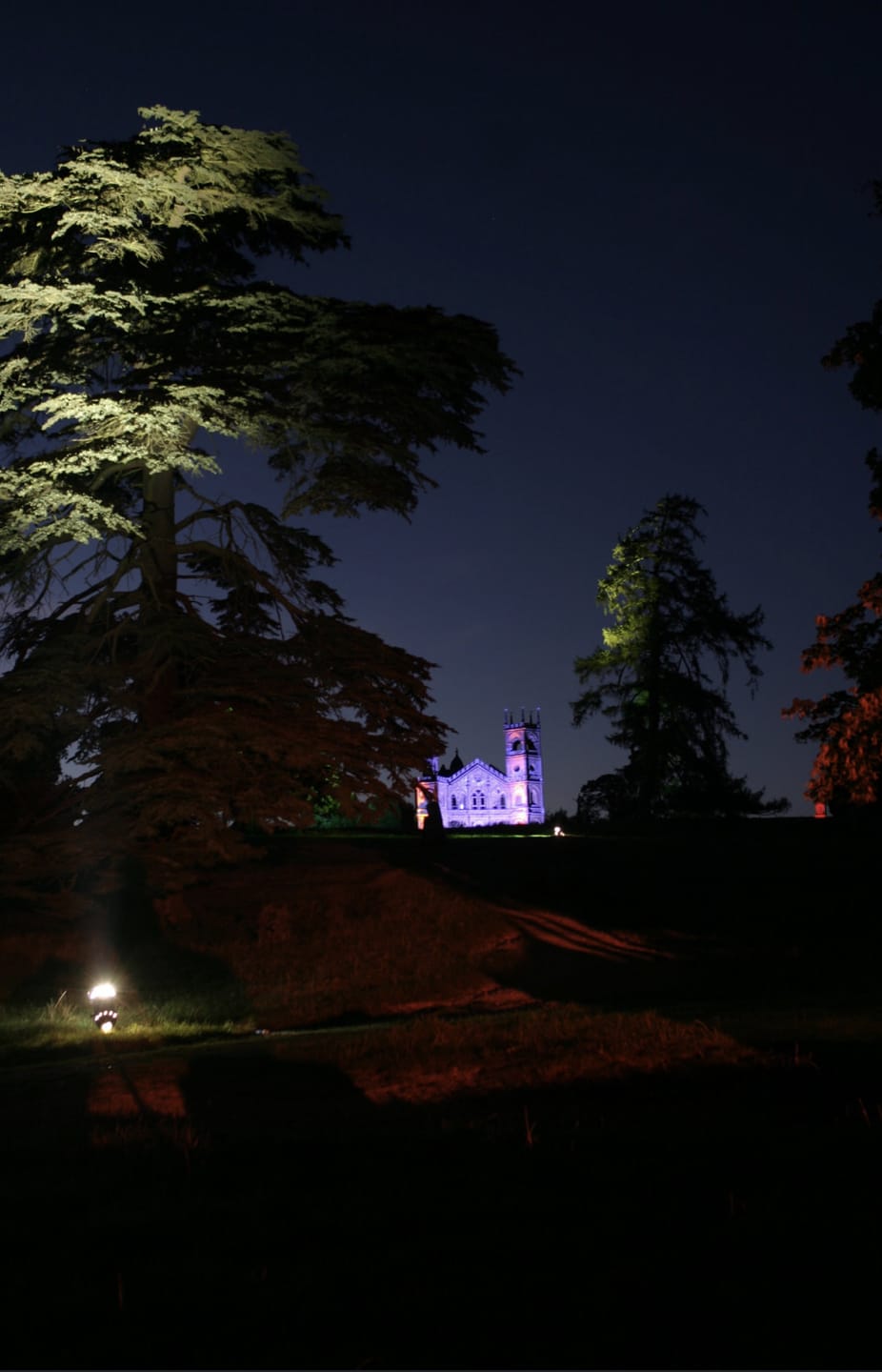 Outdoor Lighting Installers UK enchanted Forest Creative Lighting Services